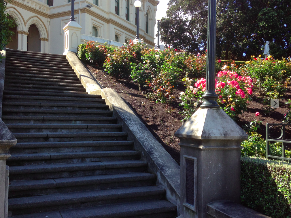 Parliament Steps and The Cenotaph – Wellington Steps